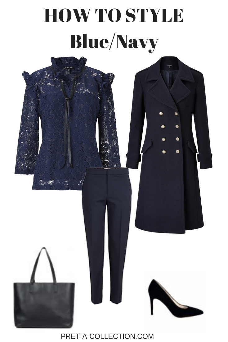 How To Style: Add Blue/Navy To a Capsule Wardrobe - Pret a Collection