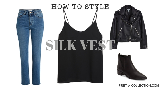 How To Style: Silk Cami Vest - Pret a Collection