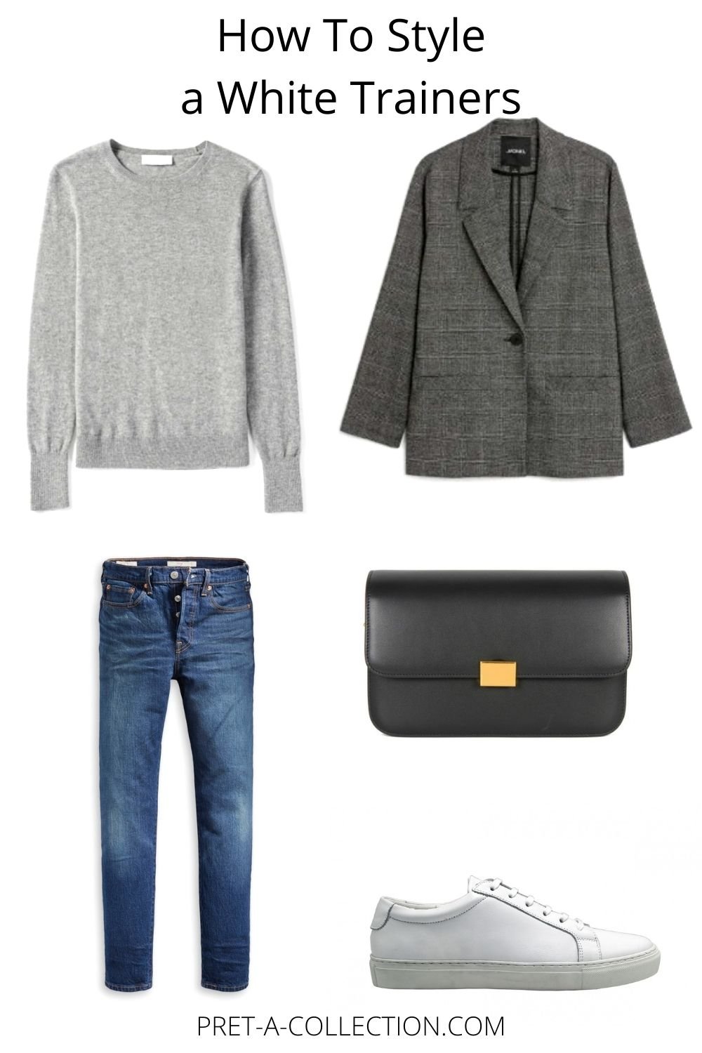 How To Style a White Trainers - Pret a Collection